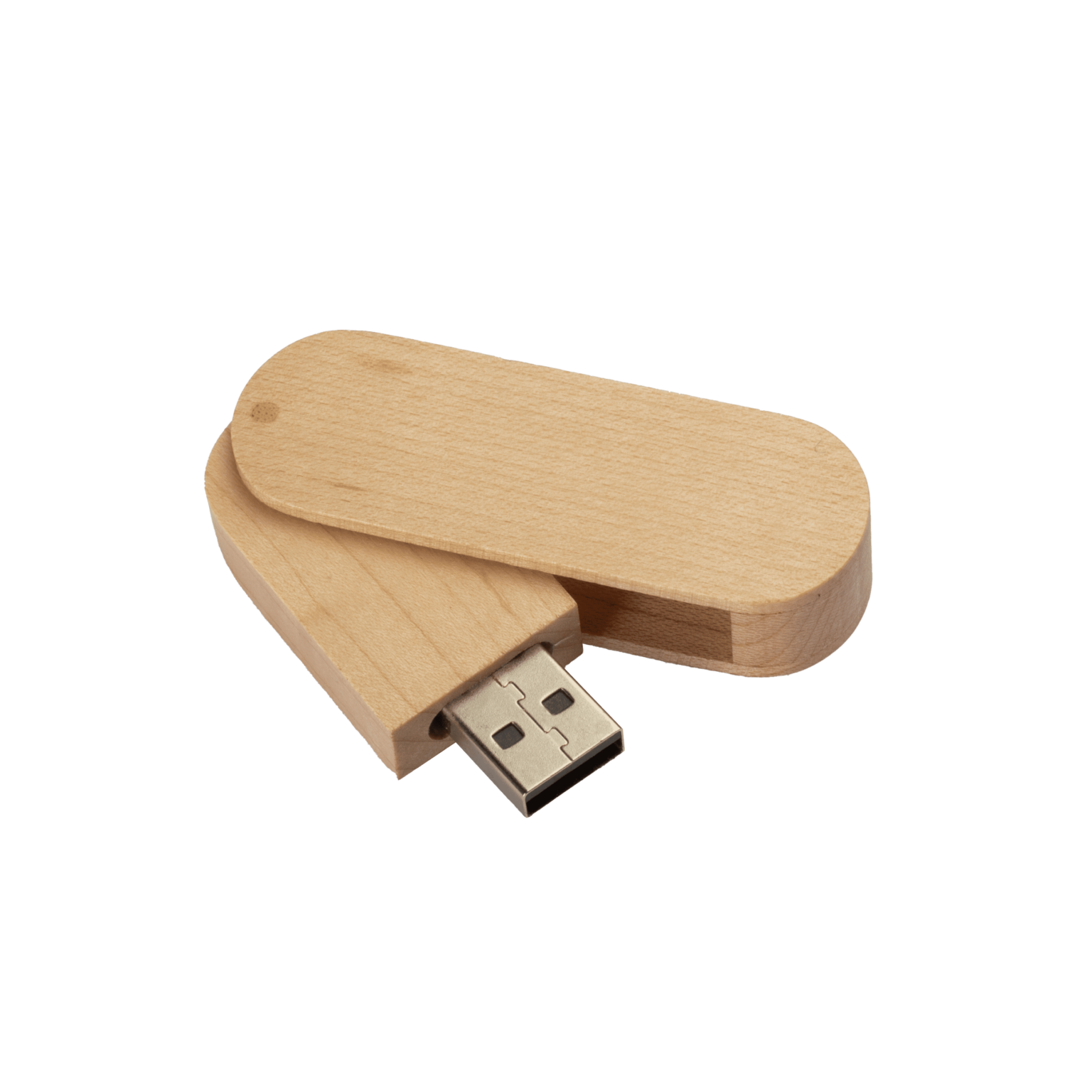 USB twister madera round - Store Merchandising